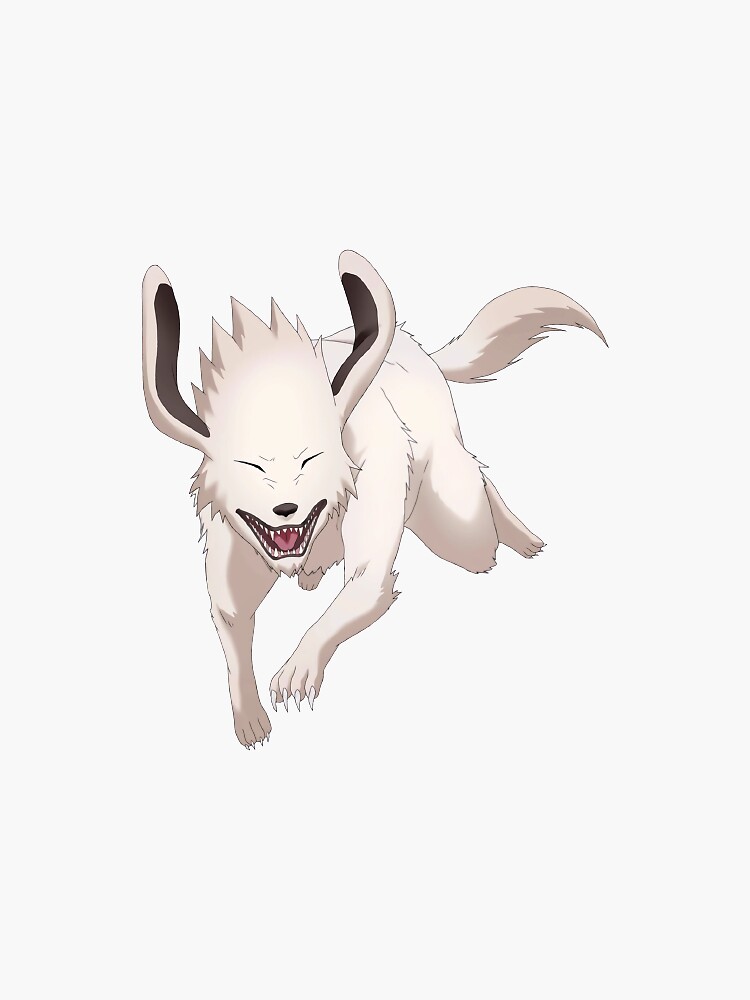 "Akamaru " Sticker for Sale by RedDotzz | Redbubble
