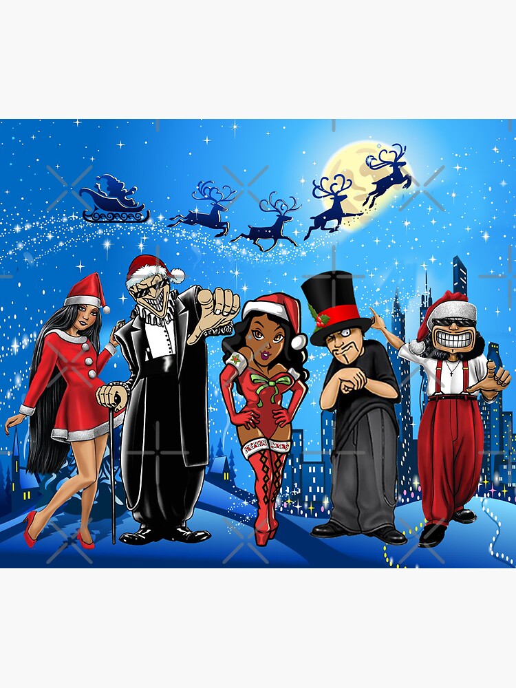 "Lil Homies Christmas " Sticker for Sale by EnviousObjects2 | Redbubble