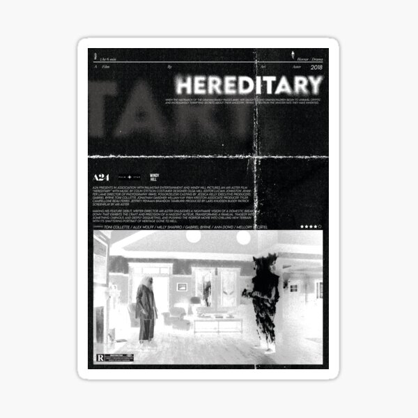 "Hereditary Movie Poster" Sticker for Sale by mariacasertaa | Redbubble