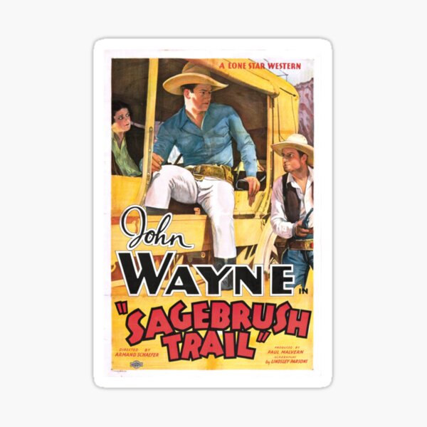 "John Wayne" Sticker for Sale by hladboste | Redbubble