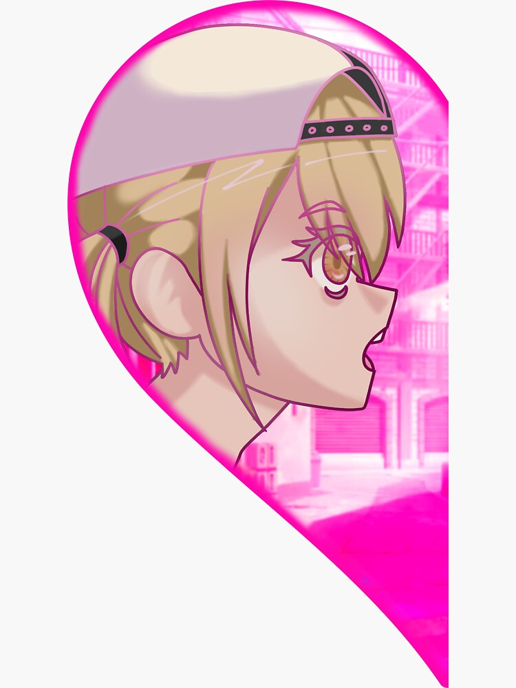 "Kohane Azusawa Interchangeable Ship Sticker (Left)" Sticker for Sale ...