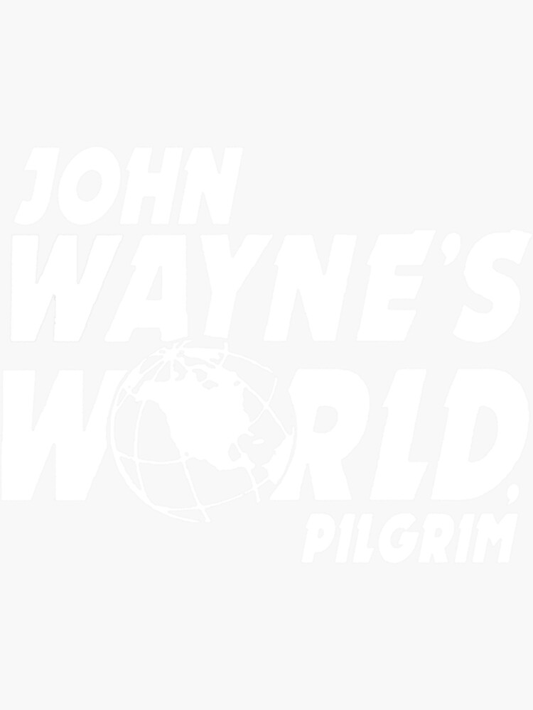 "John Wayne" Sticker for Sale by menzbloy | Redbubble