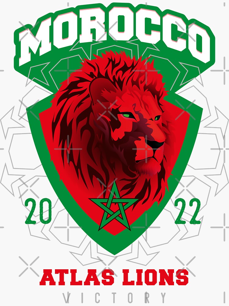 "Moroccan Atlas Lions" Sticker for Sale by akartaws | Redbubble