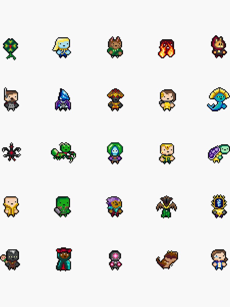 "Twilight Imperium Pixel Faction Character Stickers" Sticker for Sale ...