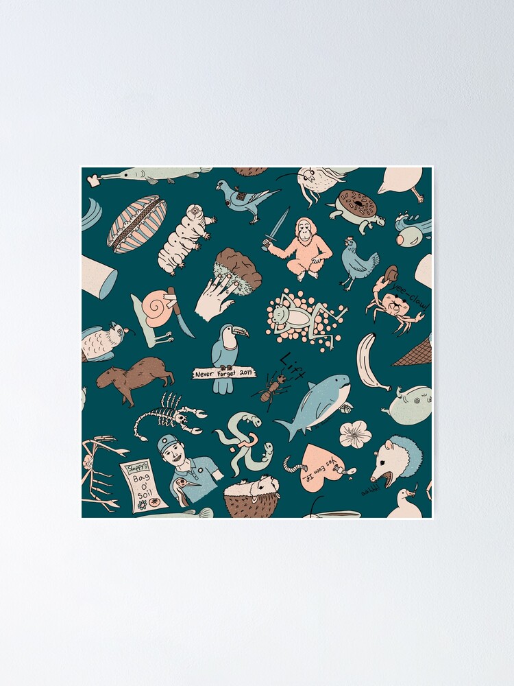 "Wild Green Memes Seamless Pattern - Ecological Memes Pattern - Cozy ...