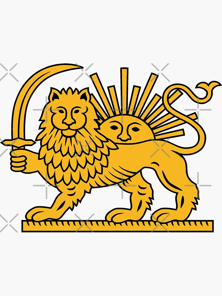 "Persian flag - Persian (iranian) design" Sticker for Sale by Elbenj ...