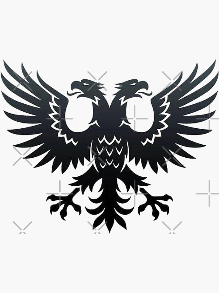 "Traditional Double Headed Phoenix" Sticker for Sale by Stormpaint ...