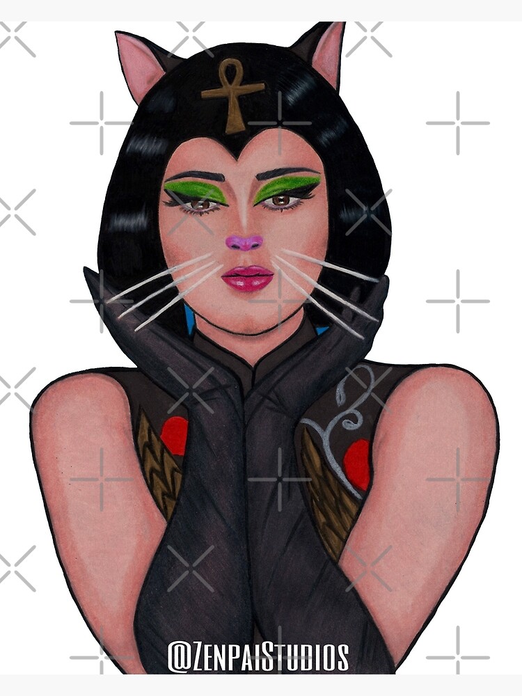 "Miss Kitty" Poster for Sale by Zenpaistudios | Redbubble