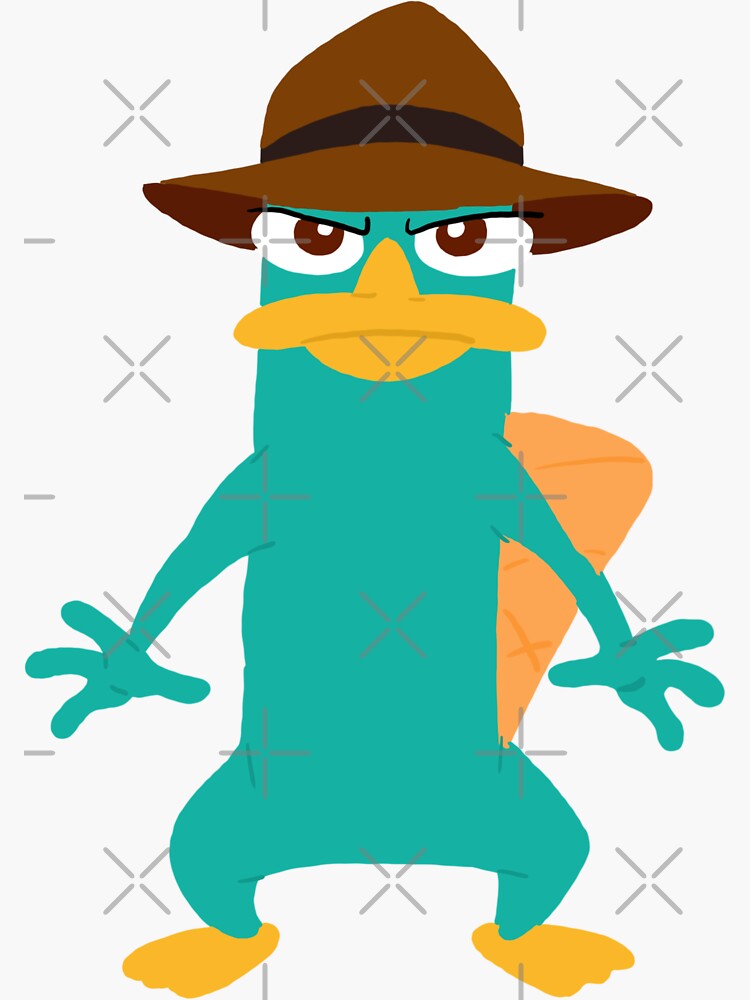 "Agent P" Sticker for Sale by vpittore | Redbubble