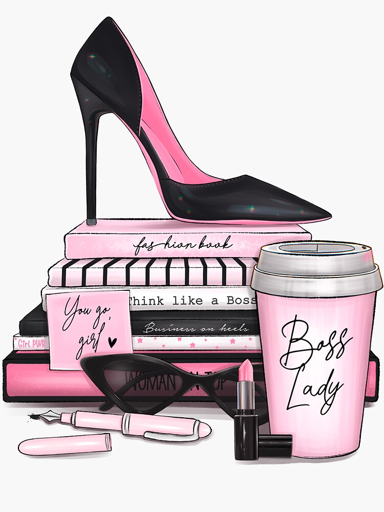 "Boss Lady" Sticker for Sale by BraveNewDesigns | Redbubble