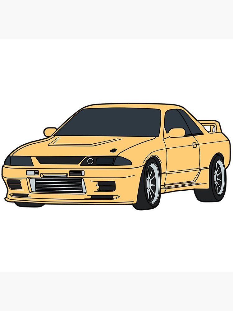 "Banaa Color R32 Rally Car" Greeting Card for Sale by Susk240 | Redbubble