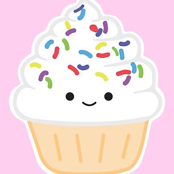"Vanilla Cupcake" Sticker by slothgirlart | Redbubble