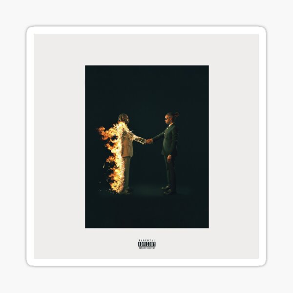 "Metro Boomin Heroes and Villains" Sticker for Sale by Kadokan | Redbubble