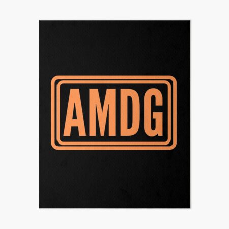 "AMDG - Ad Majorem Dei Gloriam - Latin Phrases - Jesuits" Art Board ...