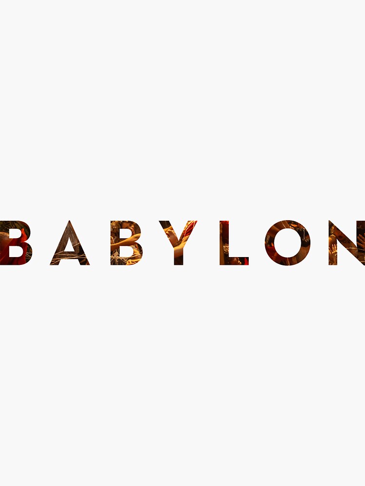 "Babylon simple 2" Sticker for Sale by kamillekrajcik | Redbubble