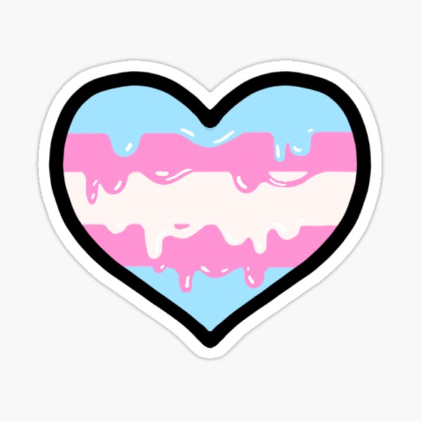 "Trans Pride" Sticker for Sale by CarriannV | Redbubble