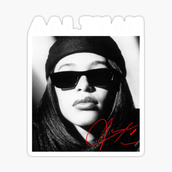 "Aaliyah Vintage" Sticker for Sale by warderobris | Redbubble