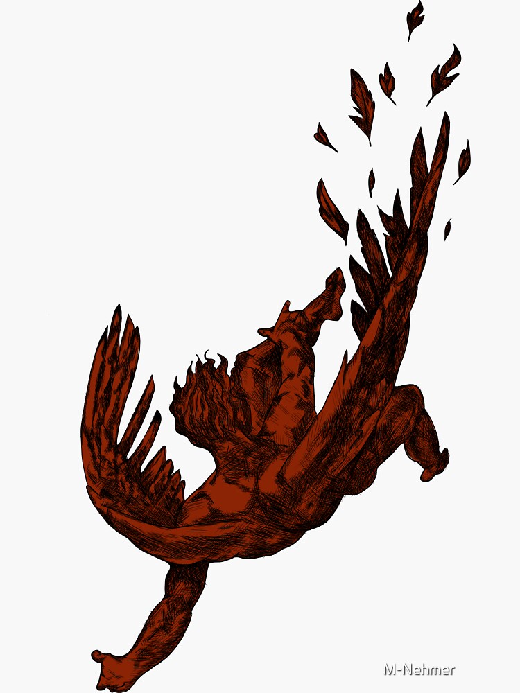 "Icarus" Sticker for Sale by M-Nehmer | Redbubble