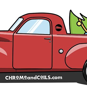 "FJ Holden Christmas Tree Ute" Greeting Card for Sale by Chrome and ...