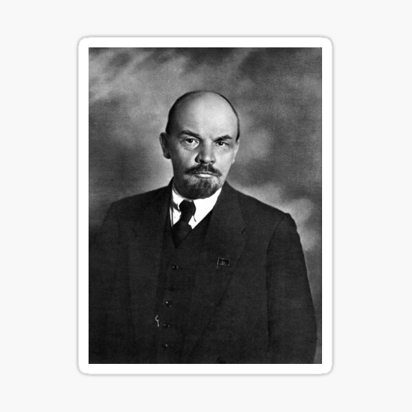 "Lenin photo" Sticker for Sale by Khokhloma | Redbubble
