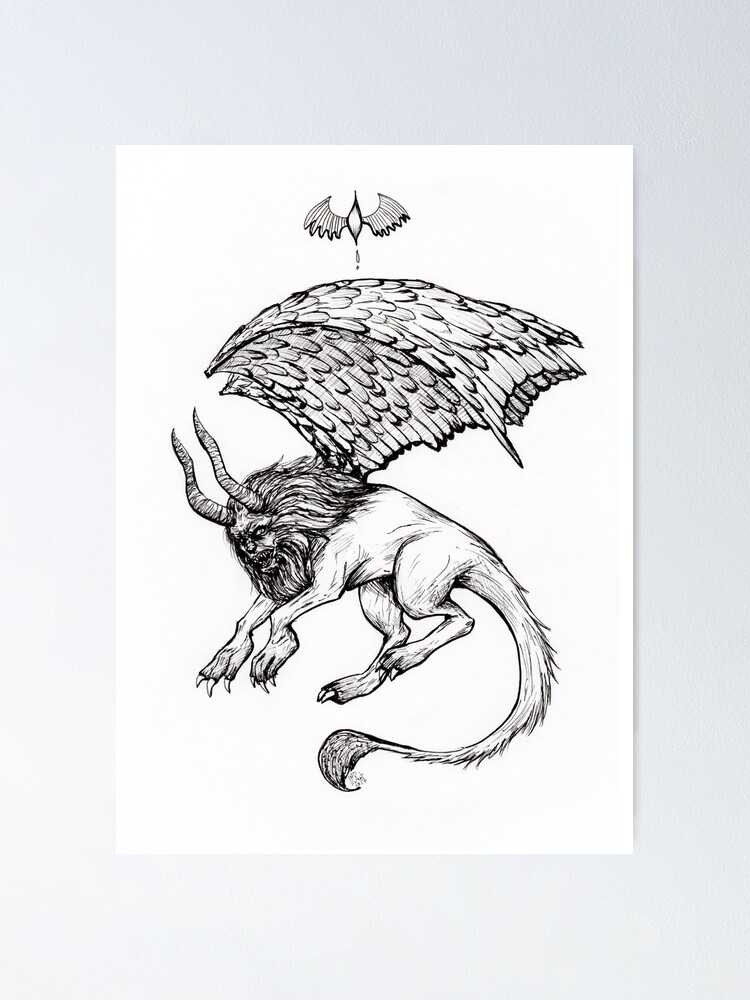 Poster « Manticore », par inogart | Redbubble