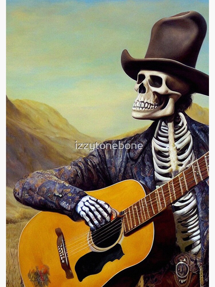 "strolling bones minstrel" Journal for Sale by izzytonebone | Redbubble