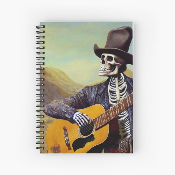 "strolling bones minstrel" Journal for Sale by izzytonebone | Redbubble
