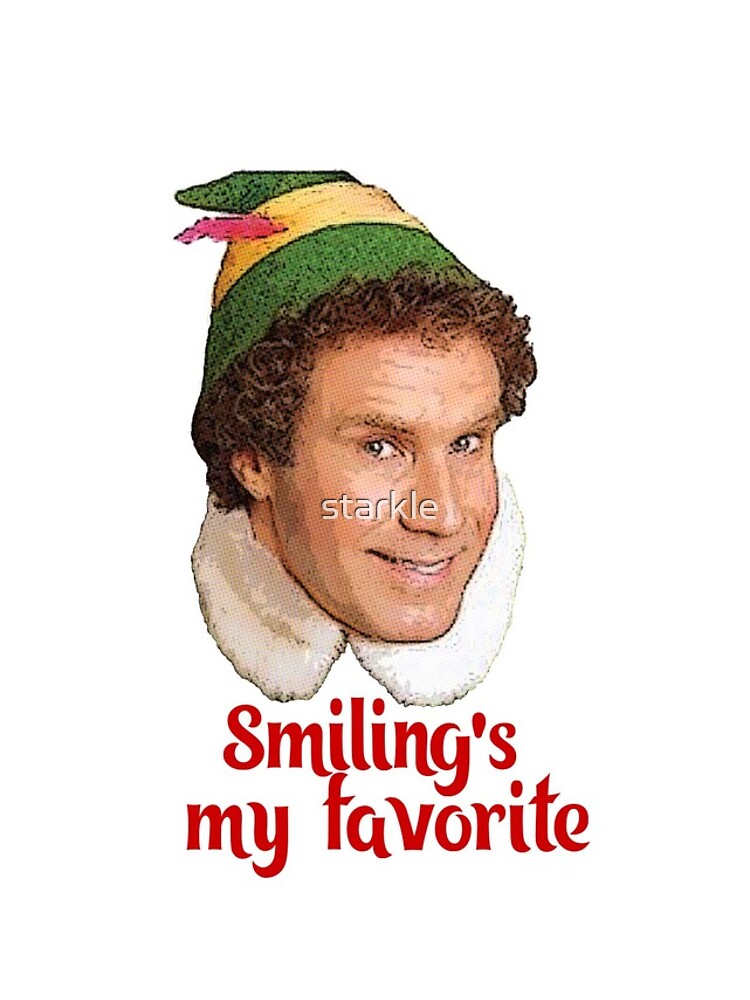 "Smiling's my favorite Buddy the Elf Will Ferrell Movie Christmas ...