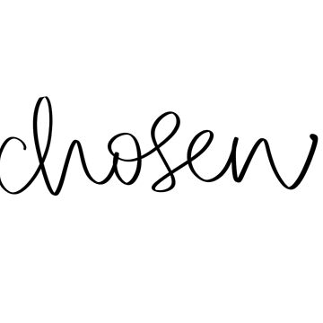 "Chosen" Sticker for Sale by CarolunaDesigns | Redbubble