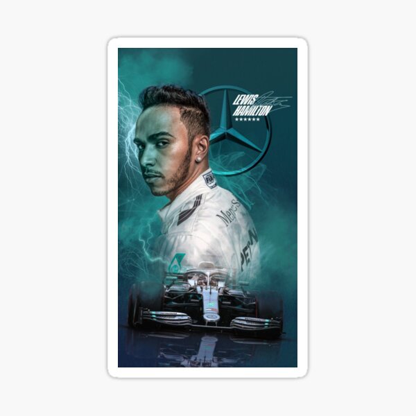 "lewis hamilton" Sticker for Sale by salavan | Redbubble
