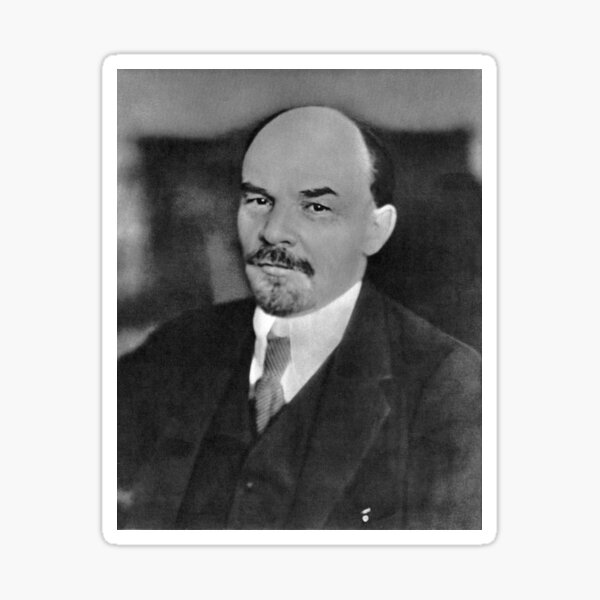 "Lenin photo" Sticker for Sale by Khokhloma | Redbubble