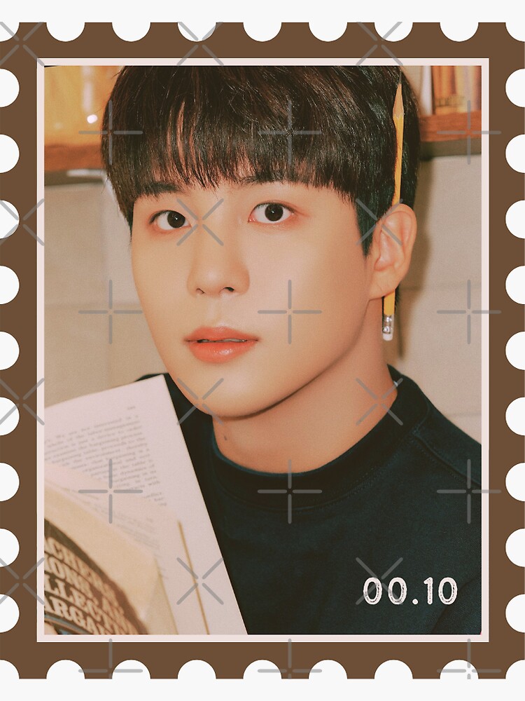 "ATEEZ Jongho Stamp Sticker" Sticker for Sale by SeminieThehara | Redbubble
