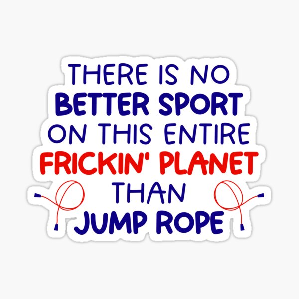 "Funny Jump Rope" Sticker for Sale by jumpjumprope | Redbubble