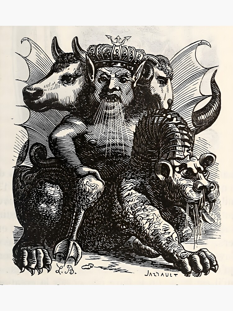 "Asmodeus by Jacques Collin de Plancy" Poster for Sale by ...