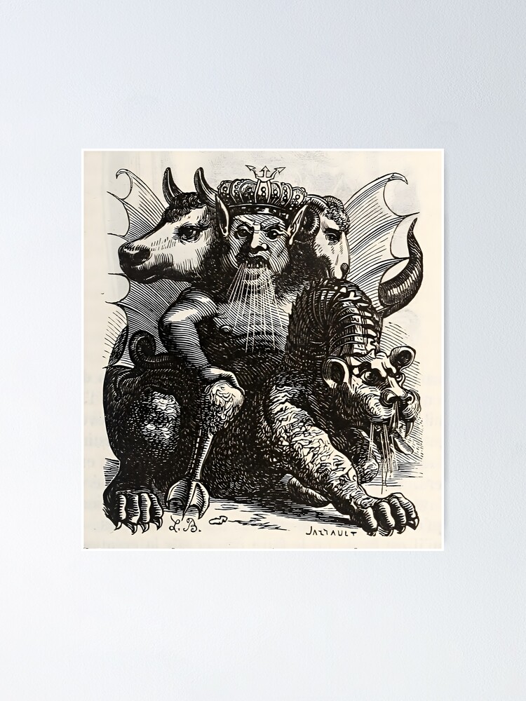 "Asmodeus by Jacques Collin de Plancy" Poster for Sale by ...