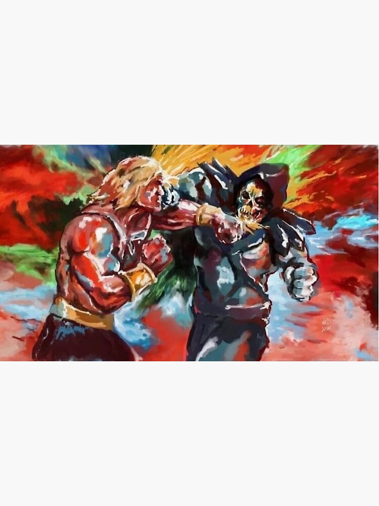 "Eye of the Cringer: He-Man vs Skeletor" Sticker for Sale by ...