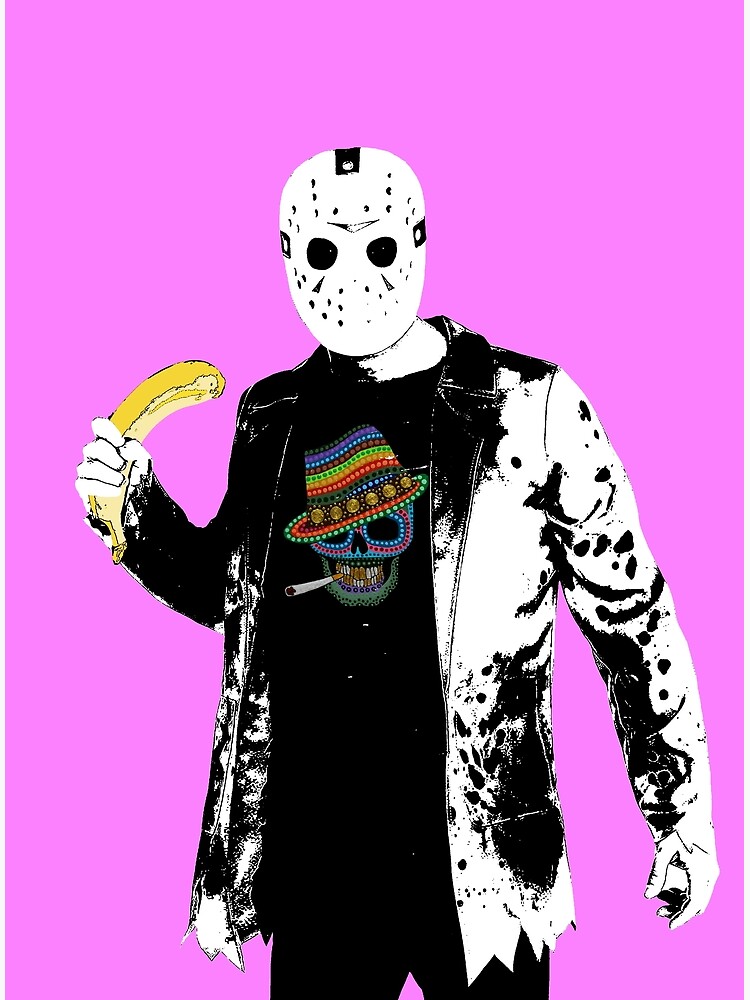 "Psychic Jason Voorhees Wearing Redbubble Merch | Jason VS Banana ...