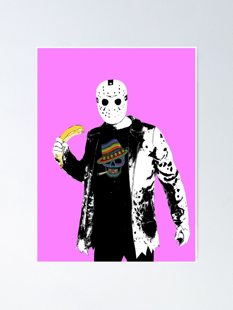 "Psychic Jason Voorhees Wearing Redbubble Merch | Jason VS Banana ...