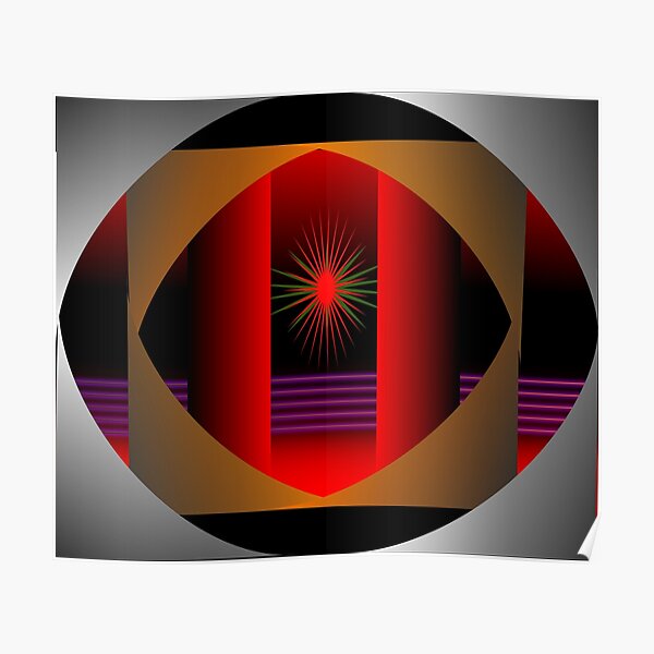 " The Red Star Cosmic Stage" Poster for Sale by RGSMOOTHFINGER | Redbubble