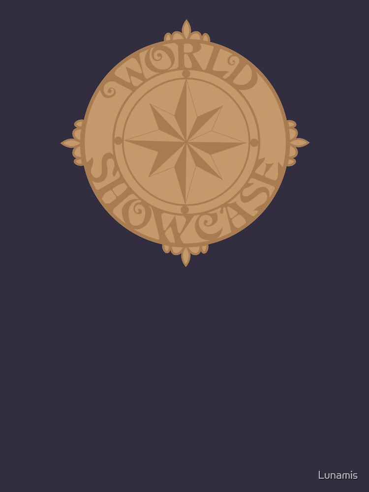 "World Showcase Medallion" T-shirt for Sale by Lunamis | Redbubble ...