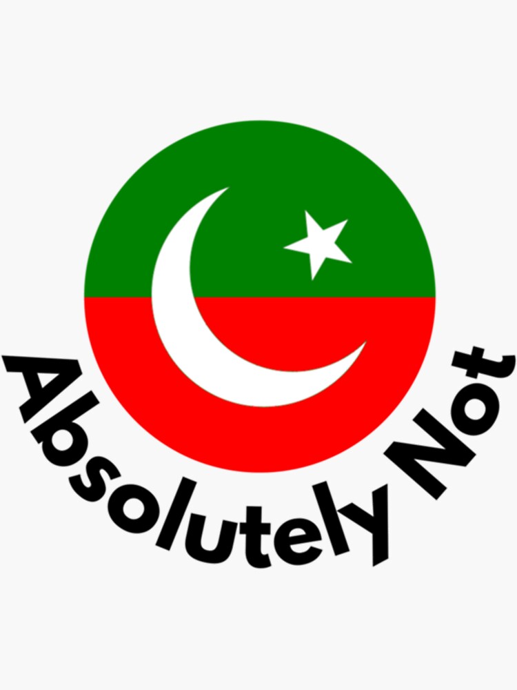 "Absolutely Not " Sticker for Sale by KatieInBa | Redbubble