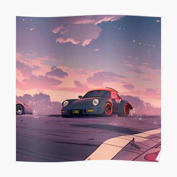 "RWB Porsche Render " Poster for Sale by CrewlDesgins | Redbubble