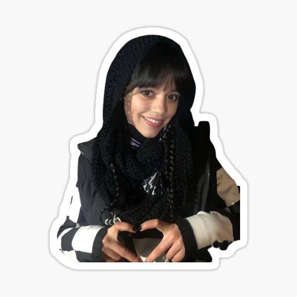 "jenna ortega" Sticker for Sale by DevonAoki | Redbubble