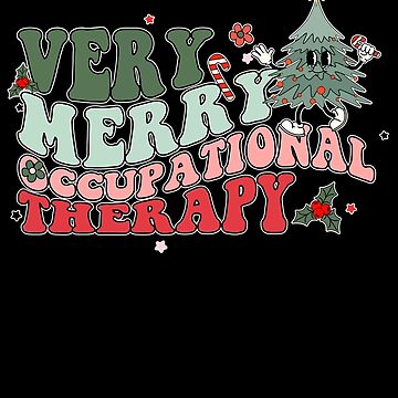 "Cute Very Merry Occupational Therapy Christmas OT Xmas Pajama ...