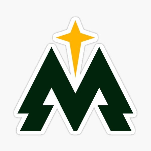 "Retro Minnesota Hockey Logo Sticker" Sticker for Sale by ...