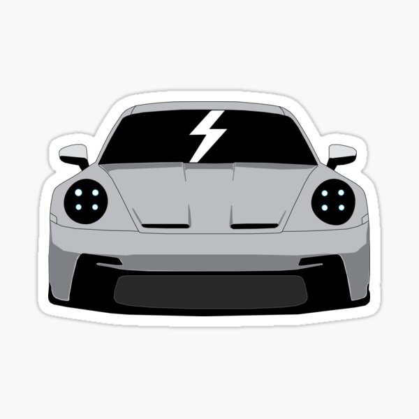 "Porsche 911 GT3" Sticker for Sale by RohanNewn | Redbubble