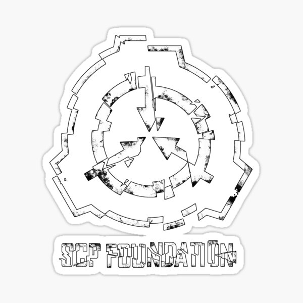 "SCP Foundation Symbol- cracked" Sticker for Sale by Rebellion-10 ...
