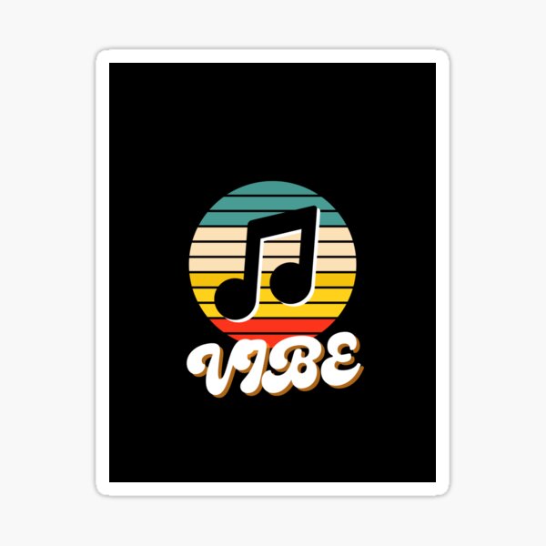 "VIBE" Sticker for Sale by ZoropieArt | Redbubble