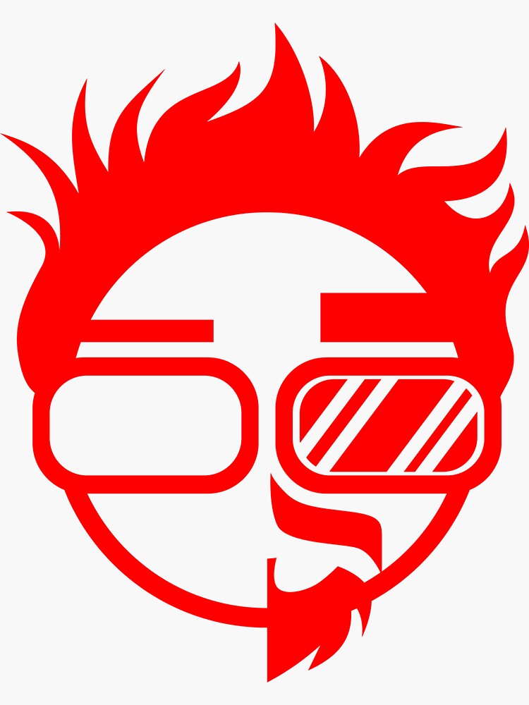 "two face" Sticker for Sale by stikitot | Redbubble