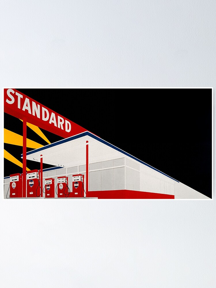 "Standard Station Amarillo Texas" Poster for Sale by BessieBarness ...